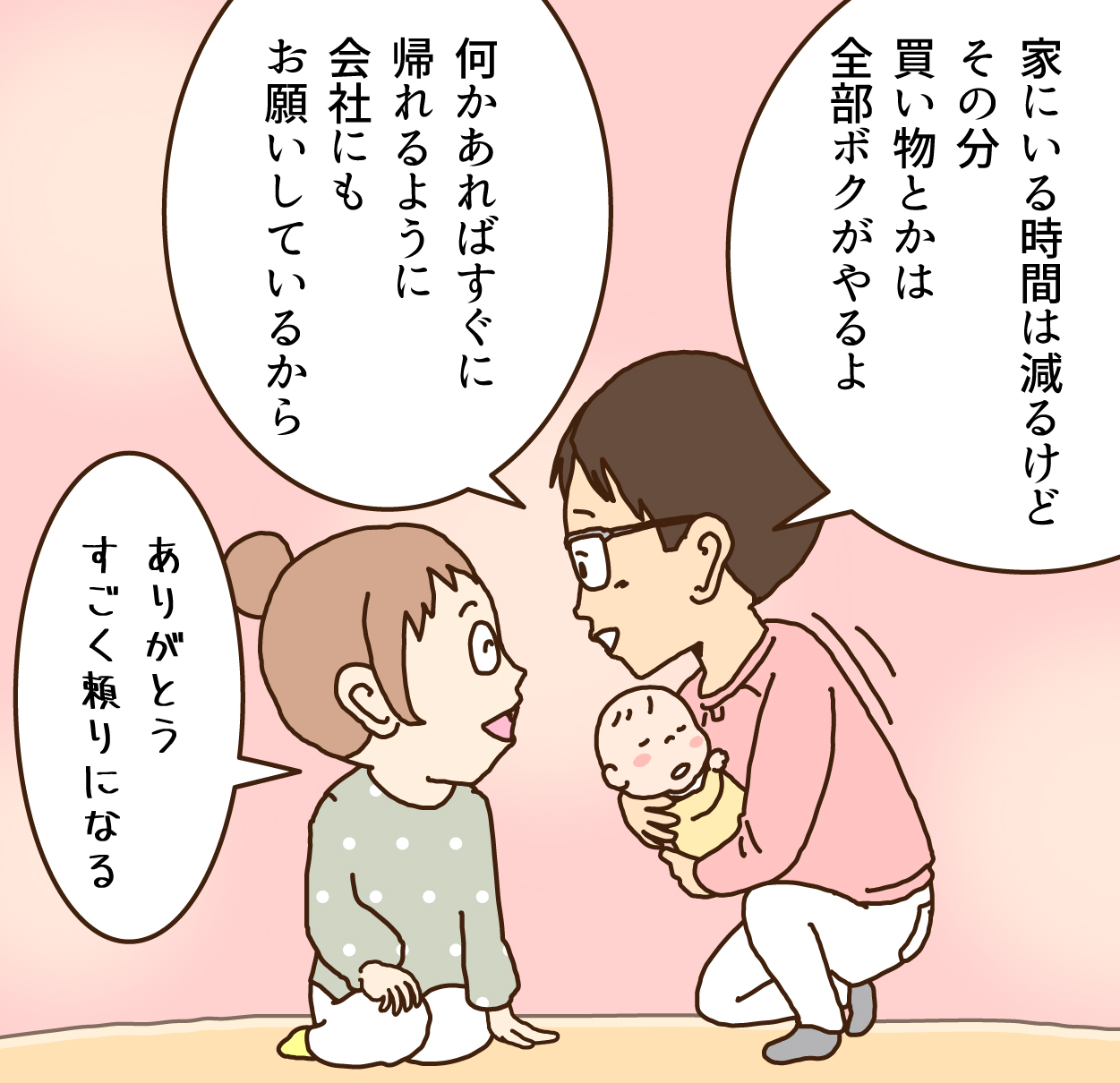 第47回:先輩育業パパに聞く!仕事復帰のリアルな声とアドバイス Team 家事・育児 〜男性の家事・育児 みんなで考え変えていく!〜